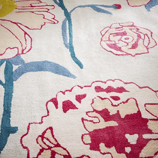 Peony Wool Rug | west elm